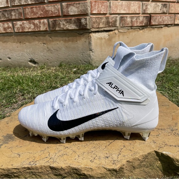 Nike | Shoes | Nike Alpha Menace Elite 2 White Wolf Gray Cleats | Poshmark